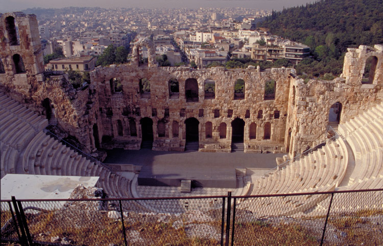 Plaka: Athens: South Acropolis: Odeion
